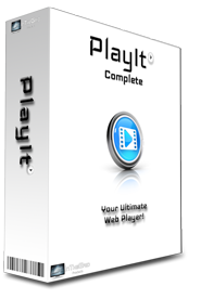 PlayIt Main Menu - An HTML 5 Media Plugin.